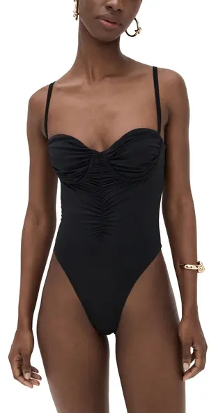 RIOT SWIM Selene One-piece Swimsuit - Black