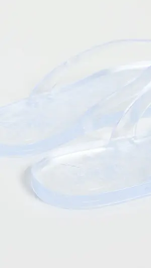 ANCIENT GREEK SANDALS Jelly Flip Flops - Clear