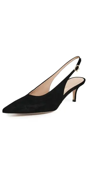 GIANVITO ROSSI Robbie Slingback Pumps - Black
