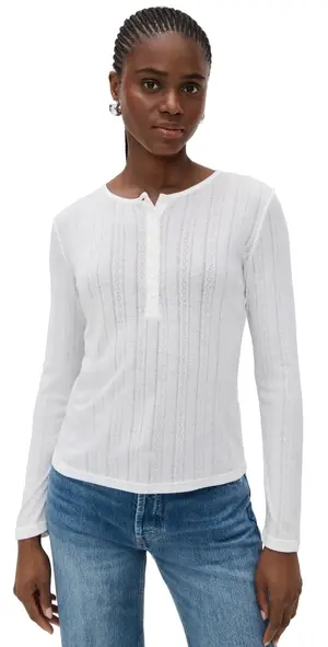 Anine Bing Henley T-shirts For Women