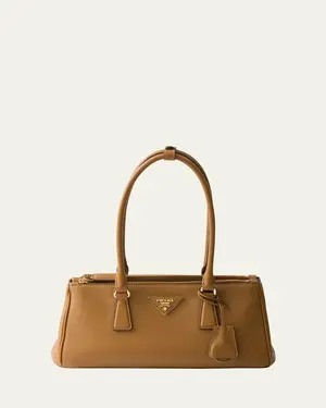 Prada Galleria Leather Shoulder Bag - Caramel