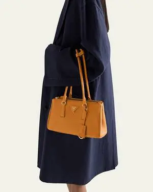 Prada Galleria Leather Shoulder Bag - Vaniglia