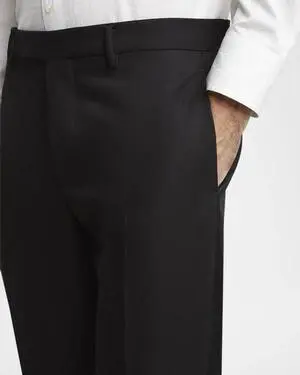 Etro Slim Flat-front Evening Pants - Black