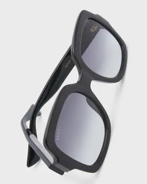 Gucci Square Sunglasses - Black