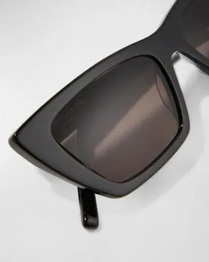 Saint Laurent Cat-Eye Acetate Sunglasses Black