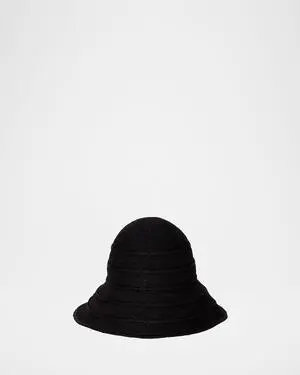 Eugenia Kim Jonah Straw Bucket Hat - Natural/ Black  display picture 3