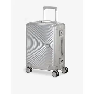 AMERICAN TOURISTER Soundbox Expandable Four-wheel Shell Cabin Suitcase 55cm - Silver