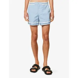 CHE Striped Swim Shorts - Powder Blue