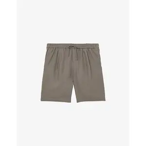 REISS Drawstring Linen Shorts