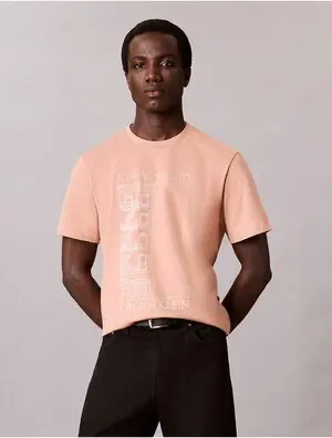 Calvin Klein Apartment Logo Graphic Classic T-shirt - Cork