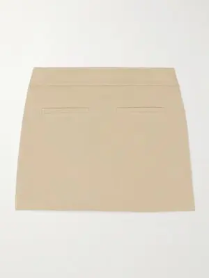 Veronica Beard Alvara Linen-blend Twill Mini Skirt