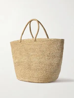 SENSI STUDIO Straw Tote - Brown