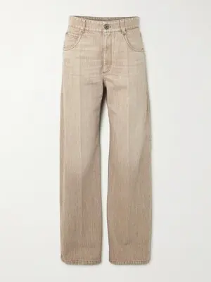 Brunello Cucinelli High-rise Wide-leg Jeans