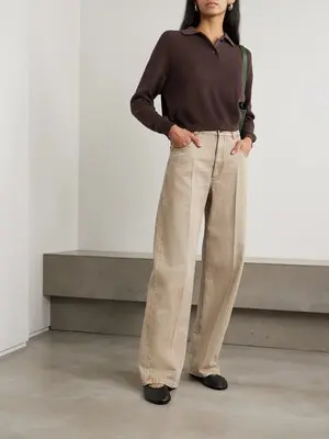 Brunello Cucinelli High-rise Wide-leg Jeans