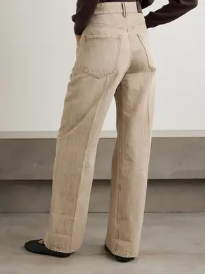 Brunello Cucinelli High-rise Wide-leg Jeans