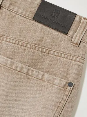 Brunello Cucinelli High-rise Wide-leg Jeans