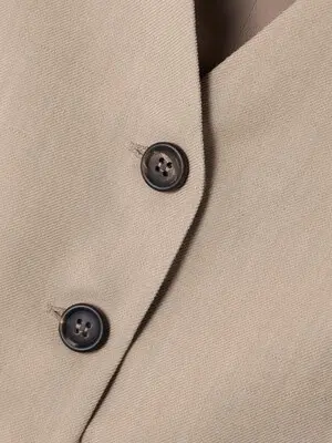 Brunello Cucinelli Bead-embellished Twill Vest