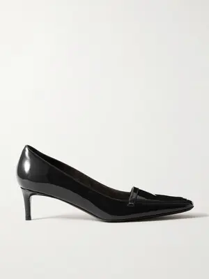 Khaite Celia Patent-leather Pumps - Black