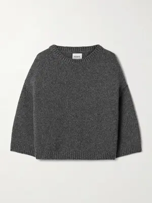 Khaite Sabina Cashmere Sweater - Gray