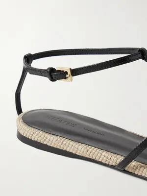 Khaite Cage Leather Sandals