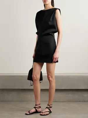 Khaite Toma Satin-crepe Tunic