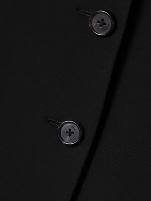 Khaite Jameson Crepe Jacket - Black