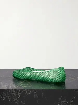ANCIENT GREEK SANDALS Iro Pvc Ballet Flats - Green