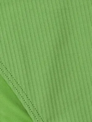 Staud Sisley Bead-embellished Bikini Briefs - Green