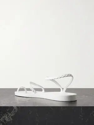 ANCIENT GREEK SANDALS Eleftheria Rubber Sandals - White