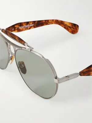 JACQUES MARIE MAGE Aspen Aviator-style Sunglasses
