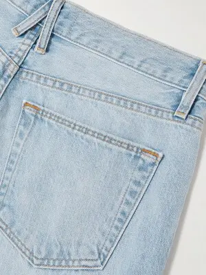 SLVRLAKE Mica Low-rise Wide-leg Jeans - Blue