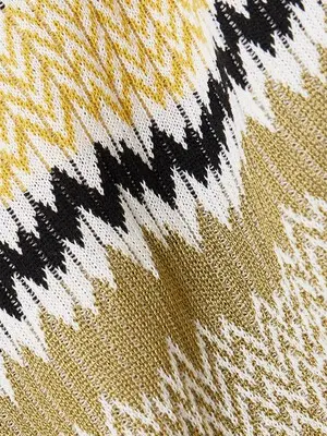 Missoni Striped Crochet-knit Polo Shirt