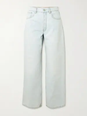 ANINE BING Manon High-rise Wide-leg Jeans