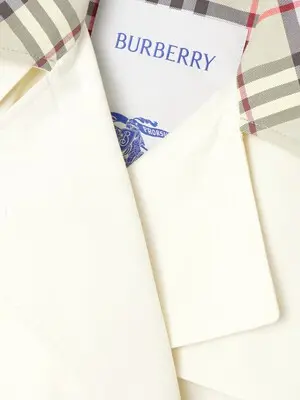 Burberry Double-breasted Checked Cotton-gabardine Trench Coat