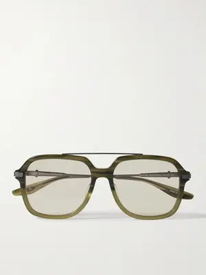 Barton Perreira D. Ellis Aviator Sunglasses - Gray