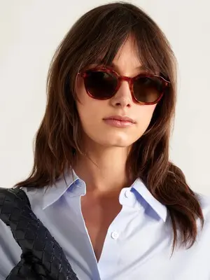Barton Perreira Tucker D-frame Sunglasses
