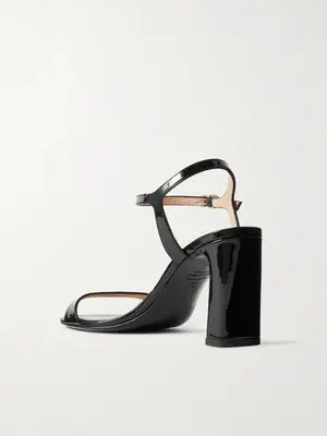 STUART WEITZMAN Babette Patent-leather Sandals