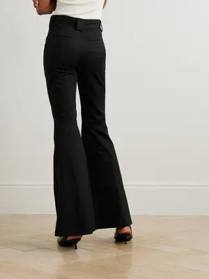 Balenciaga Organic Cotton-twill Flared Pants