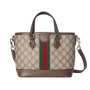 Gucci Ophidia Small Tote Bag Gg Canvas - Beige
