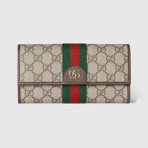 Gucci Ophidia Continental Wallet - Beige