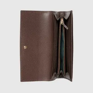 Gucci Ophidia Continental Wallet Gg Canvas