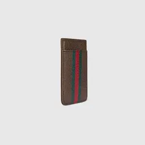 Gucci Ophidia Magnetic Card Case Leather