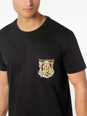 BILLIONAIRE Embroidered-logo Pocket T-shirt