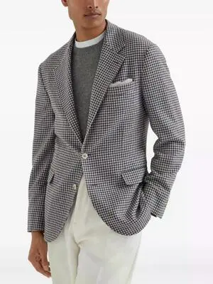 Brunello Cucinelli Houndstooth Blazer
