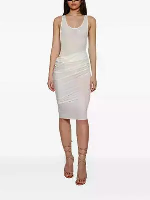 Alex Perry Ruched Midi Dress