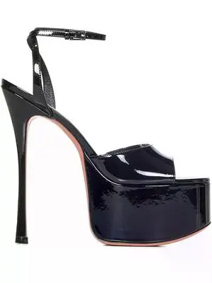 Amina Muaddi 155mm Aya Platform Heeled Sandals