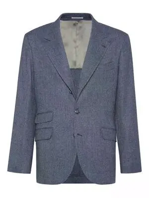 Brunello Cucinelli Cavallo Wool-blend Blazer