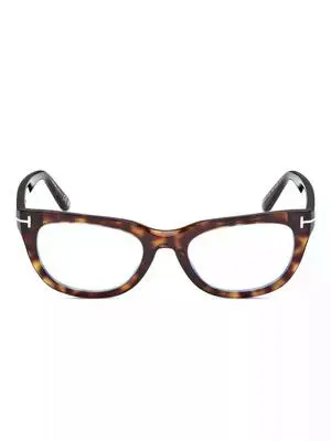 TOM FORD Cat-eye Frame Glasses - Brown