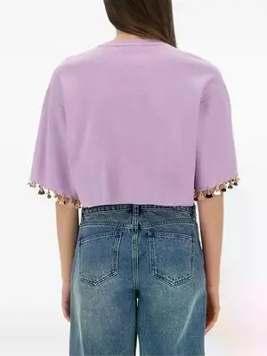 Rabanne Embellished Cropped T-shirt