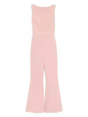 ISABEL SANCHIS Boatneck Flare Jumpsuit